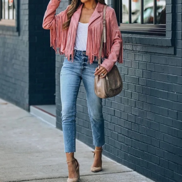 Jackets & Coats | Lightweight Cropped Fringe Jacket | Poshmark